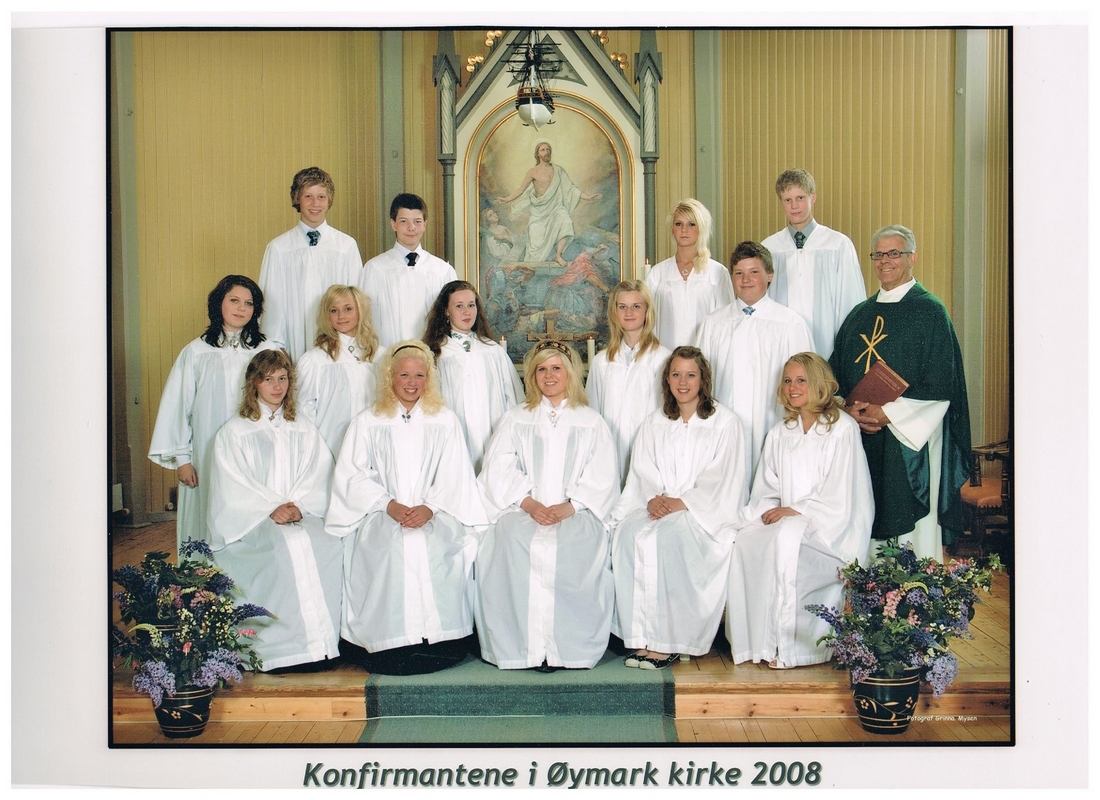 Konfirmantbilde Øymark - Marker kirkelige fellesråd